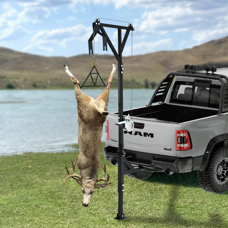 VEVOR Hitch Mounted Deer Hoist Hitch Game Hoist | Wayfair