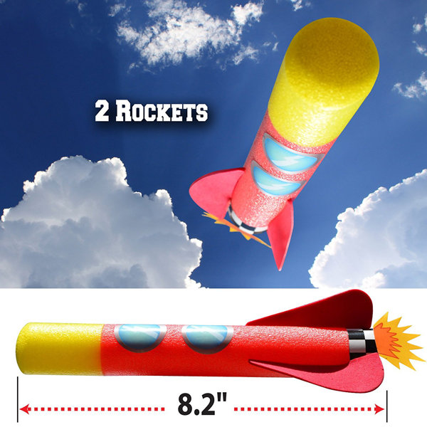 SunriseOutdoorLTD Jeu de fusée à jeu pour enfant stomp powered ...
