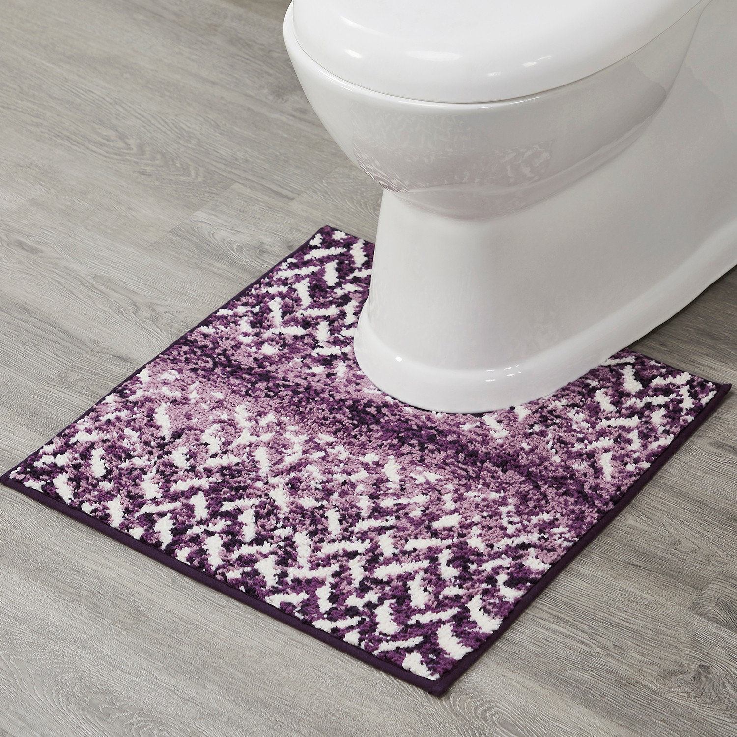 Ebern Designs Ottervale Polyester U Shaped Bath Rug/ Contour Mat with ...