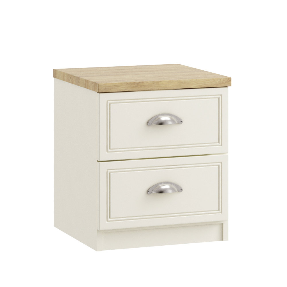 Ashley Living Verwood 2 Drawer Bedside | Wayfair.co.uk