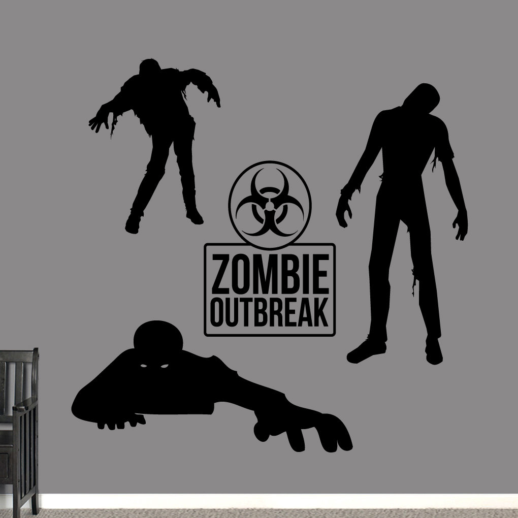 Sweetums Wall Decals Zombie Wall Decal Set - Wayfair Canada