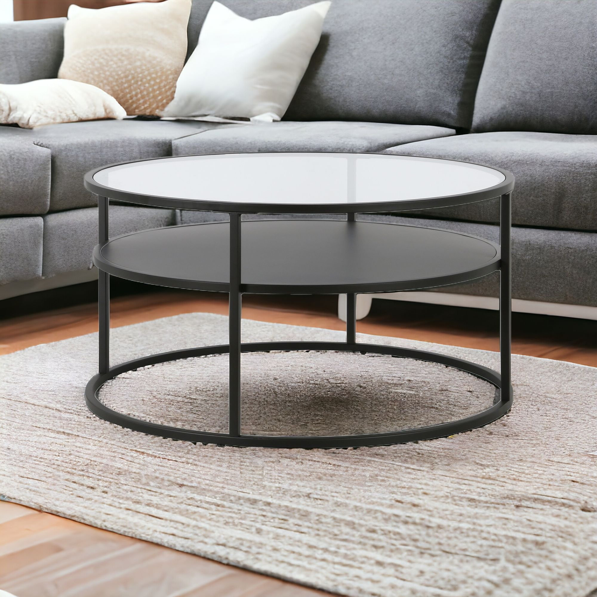 Latitude Run® Ada Frame Coffee Table with Storage - Wayfair Canada