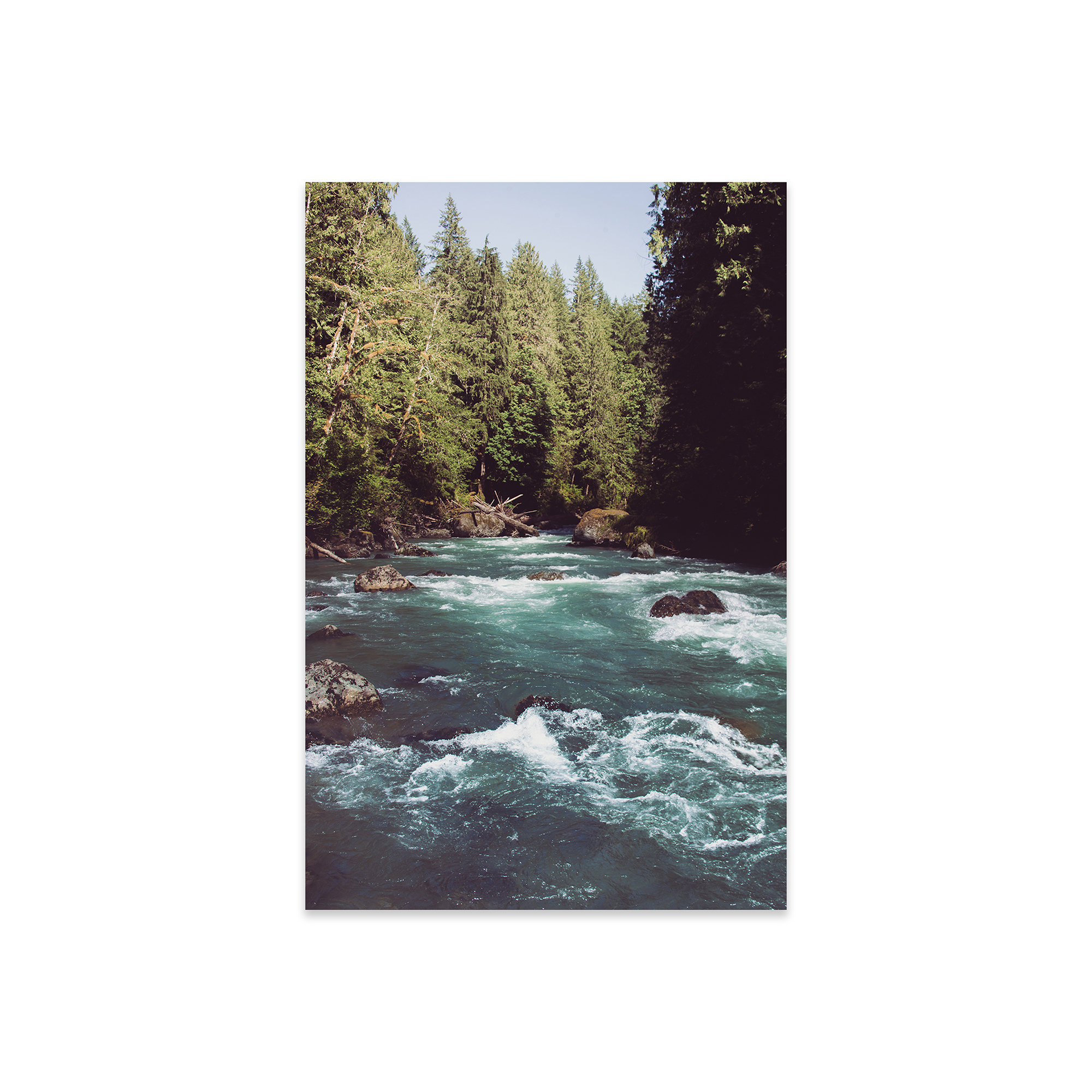 Millwood Pines " Pacific Northwest River Turquoise Blue " by Nature ...