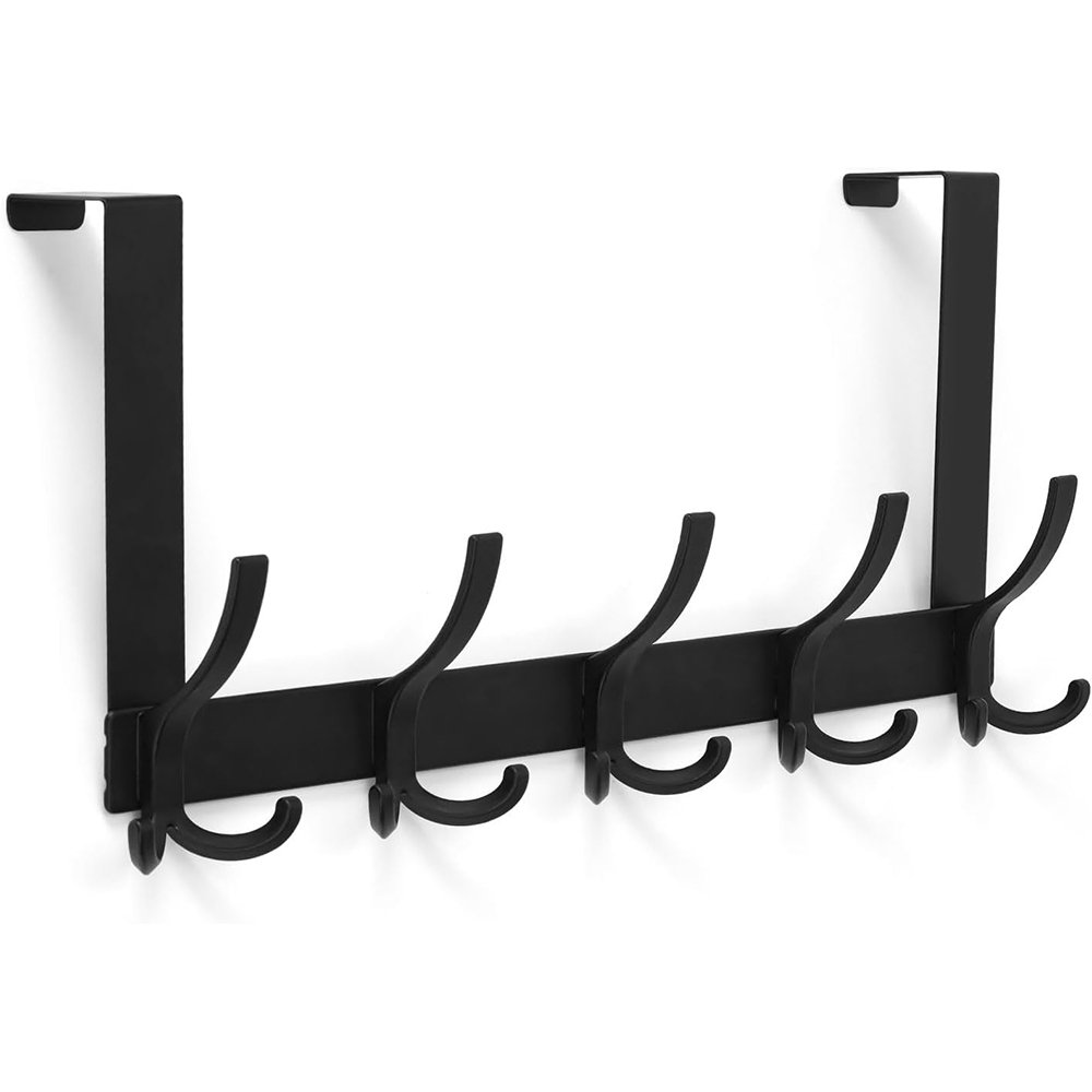 Rebrilliant Steel Over-the-door Coat Rack | Wayfair