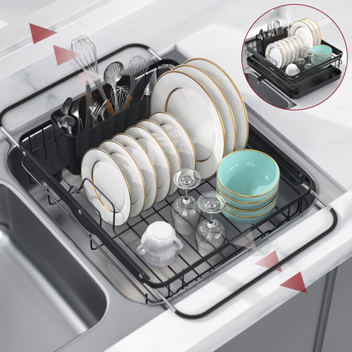 In Sink Dish Rack Kitchen Sink Storage You'll Love | Wayfair