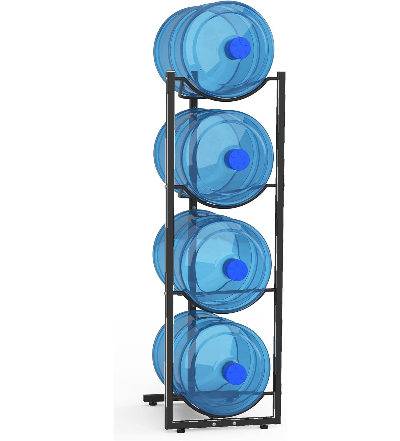 Rebrilliant 4 Tier Storage 5 Gallon Coller Water Bottle Rack 5 Gal ...