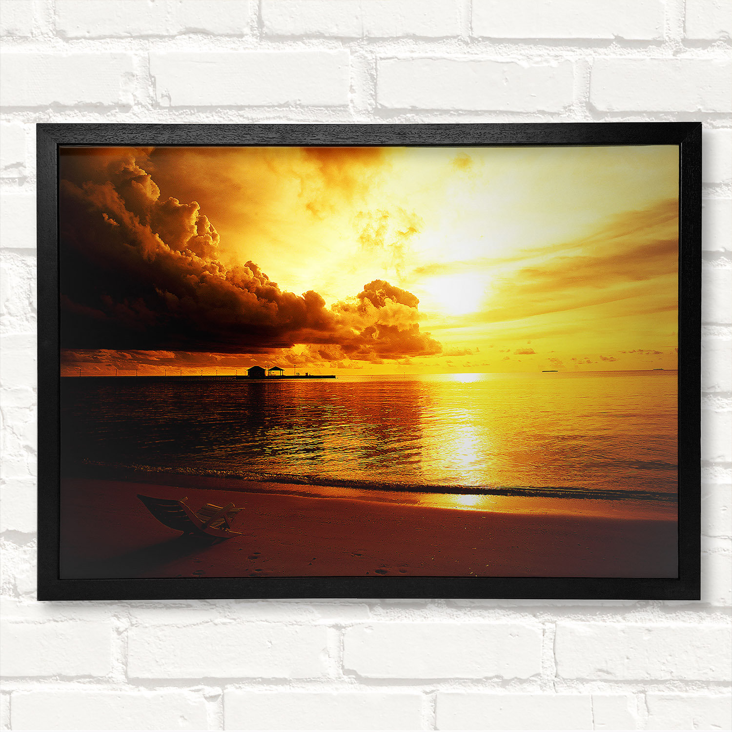 Highland Dunes Gone Swimming Framed Print | Wayfair.co.uk