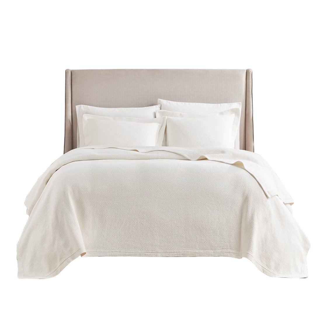 Gracie Mills Derick 3-Piece Cotton Matelasse Coverlet Set - Wayfair Canada