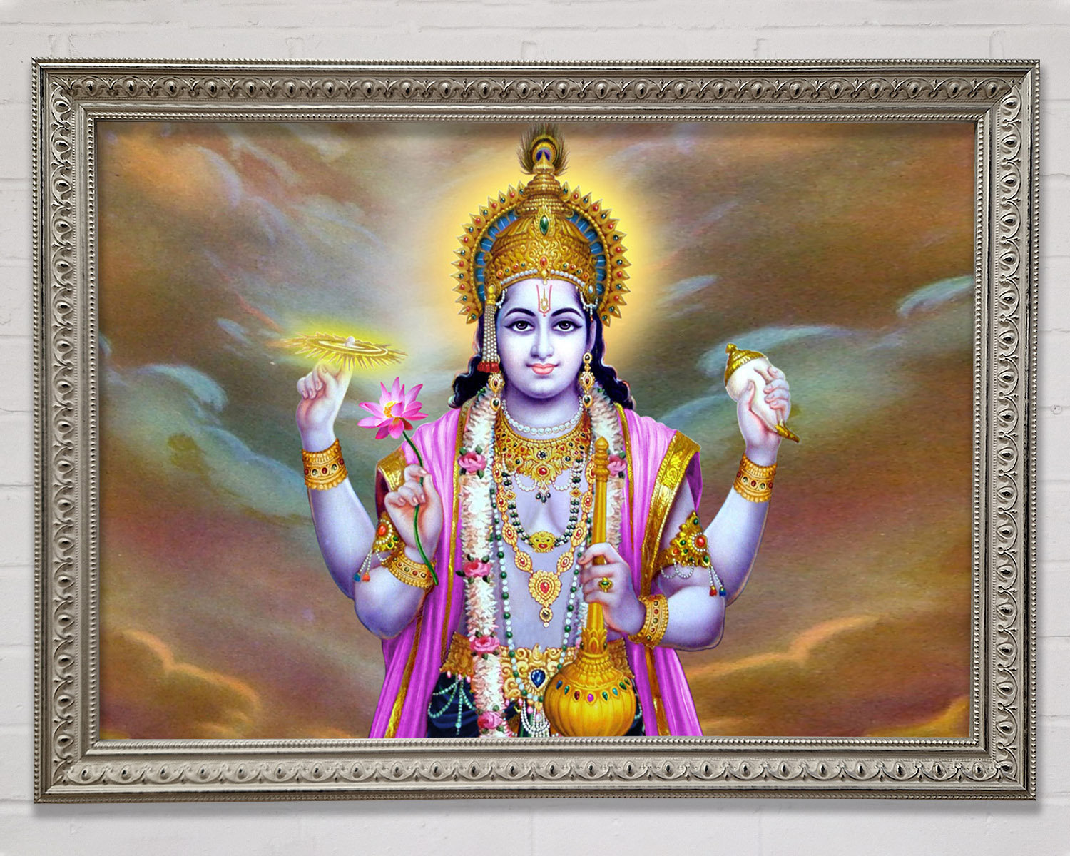 Bright Star Hindu Vishnu - Single Picture Frame Art Prints | Wayfair.co.uk