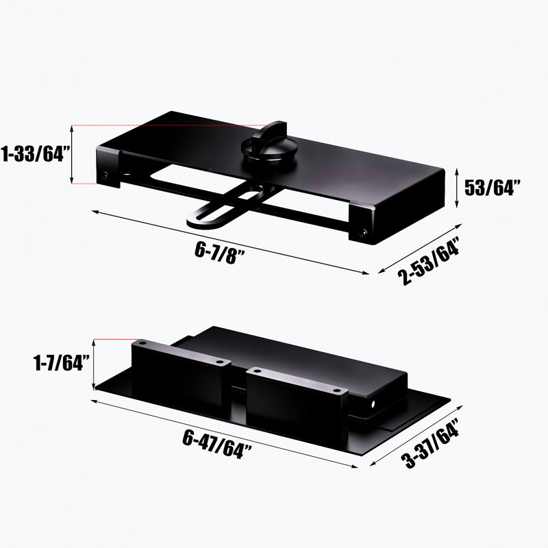 ATT Black Iron Lock | Wayfair