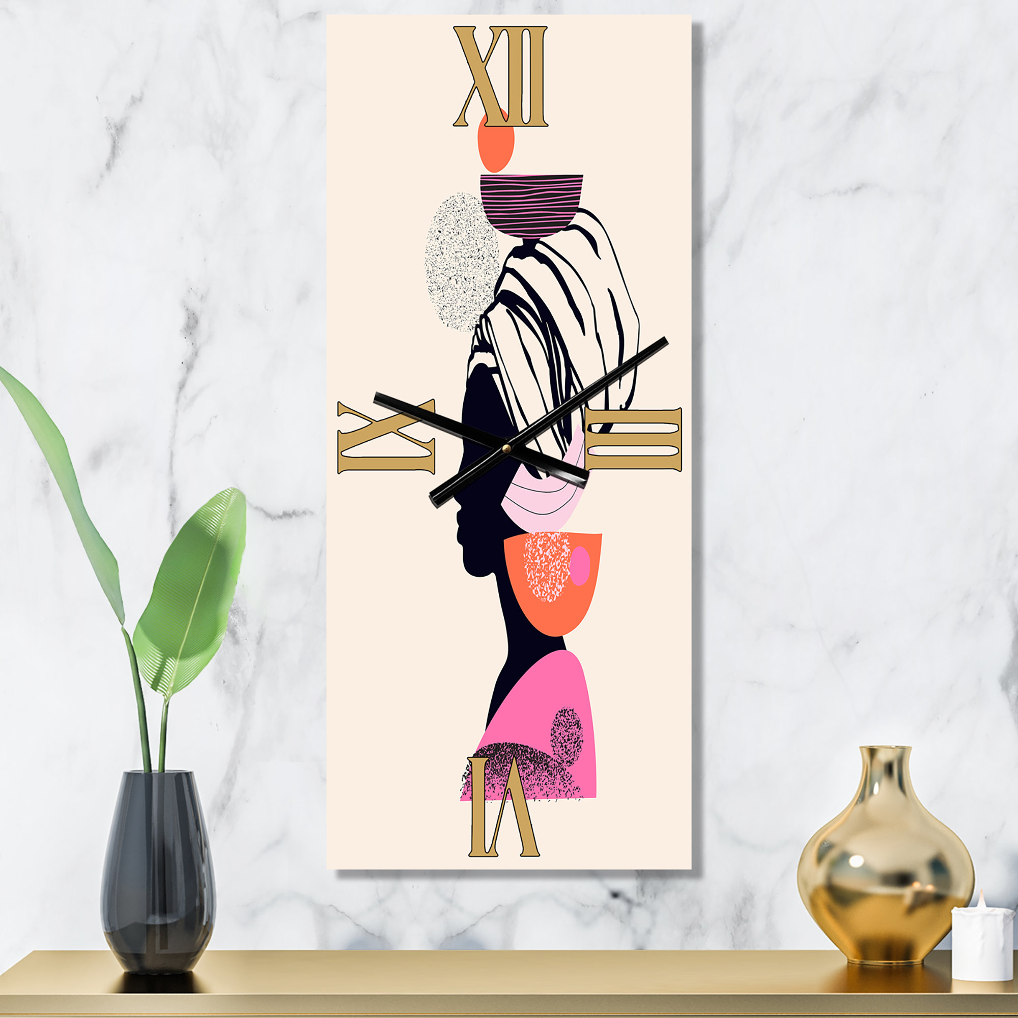 East Urban Home Ethnic Portrait of Afro American Woman - Modern Wall ...