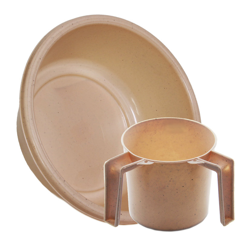 YBM Home Round Wash Cup and Wash Basin Set | Wayfair