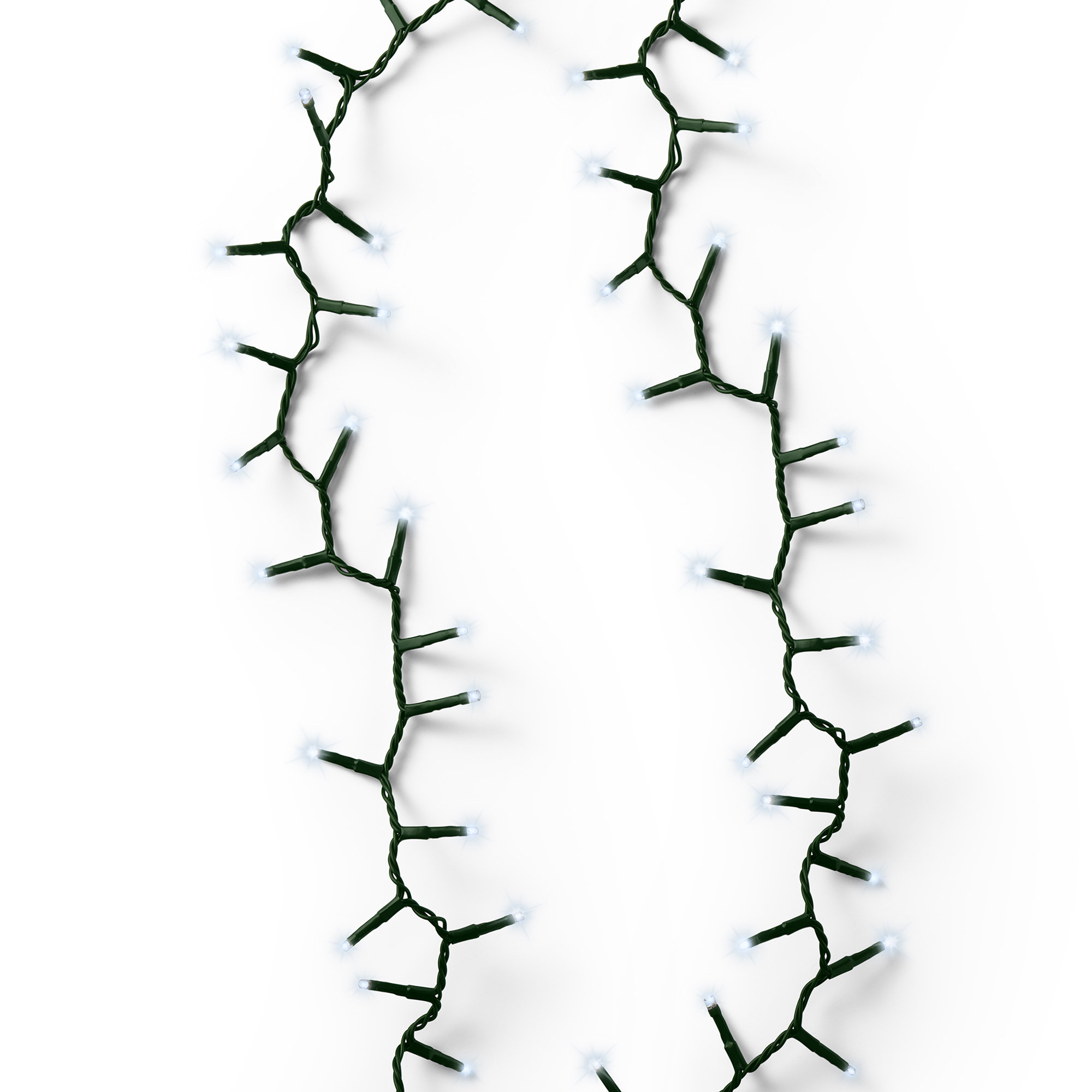 The Holiday Aisle® 36' 500 LED Compact light string with 8 twinkle ...