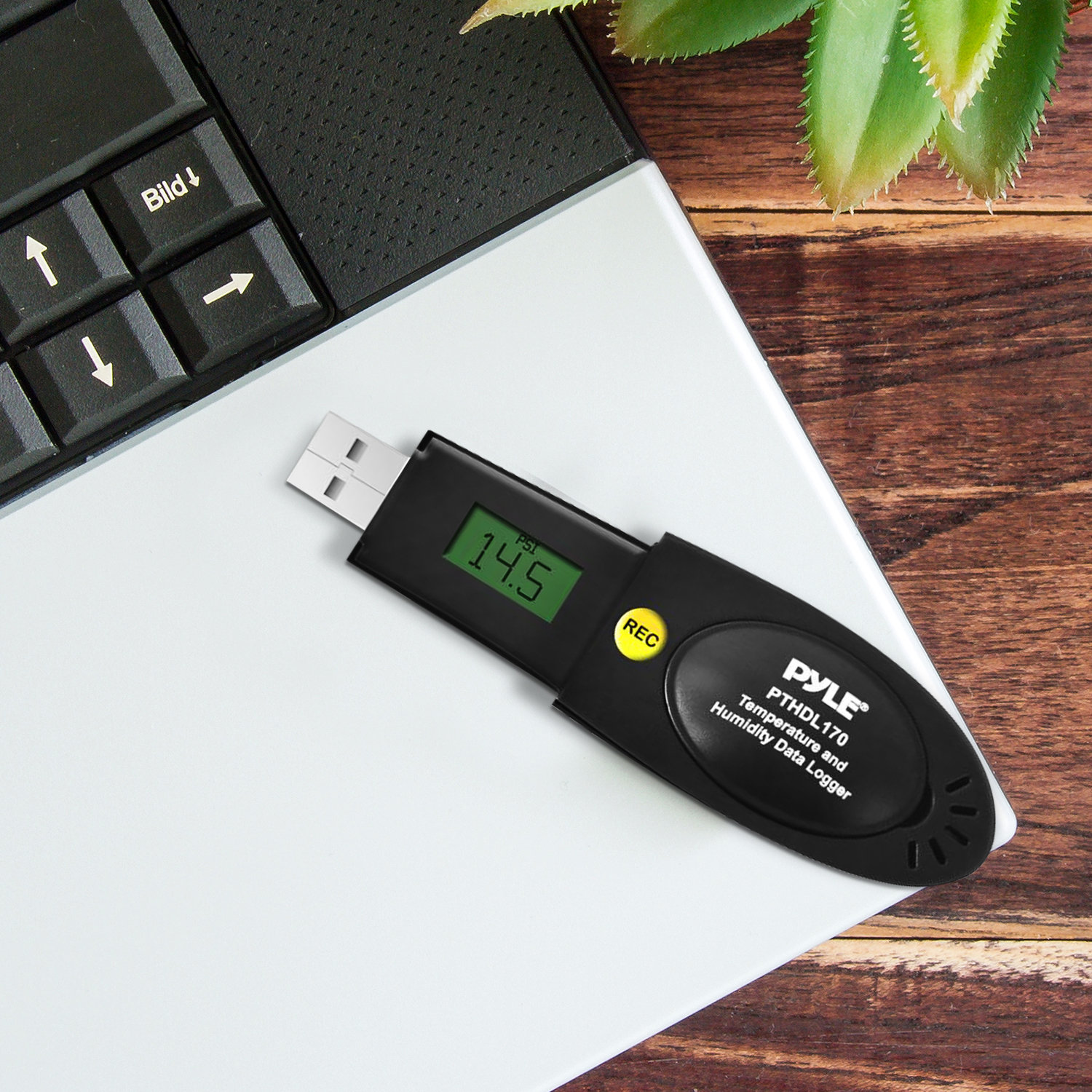 Pyle Barometric Pressure, Temperature and Humidity USB Data-Logger ...