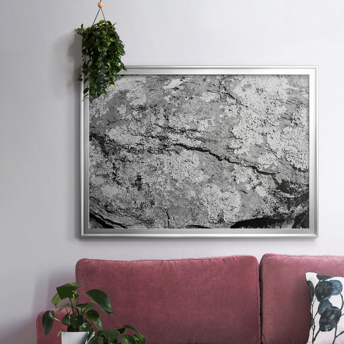 17 Stories Found Textures XVI Premium Framed Canvas- Ready To Hang ...