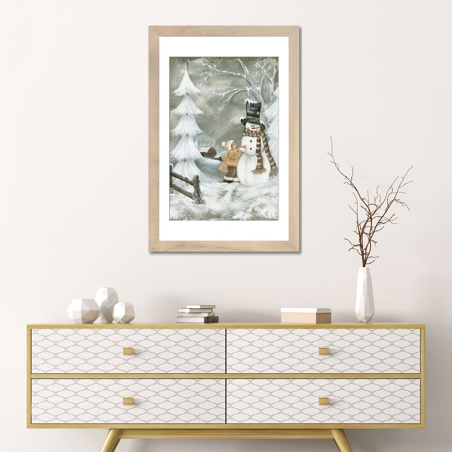 The Holiday Aisle® Making A Friend - Wall Art Print - Framed Fine Art ...
