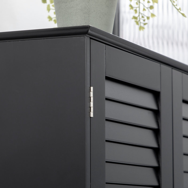 Hokku Designs Raigan Freestanding Linen Cabinet | Wayfair