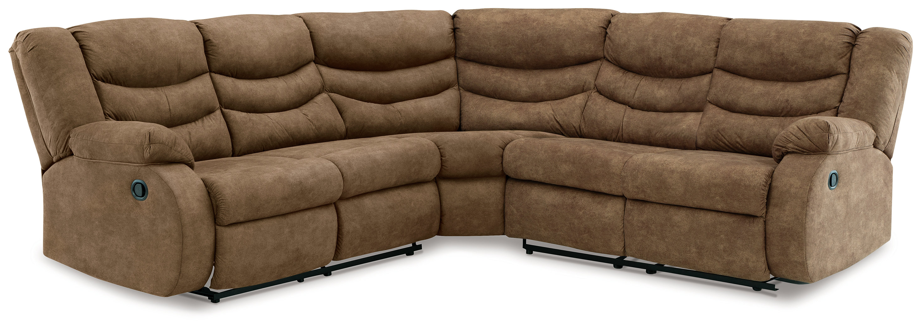 Hokku Designs Partymate 2-Piece Reclining Sectional | Wayfair