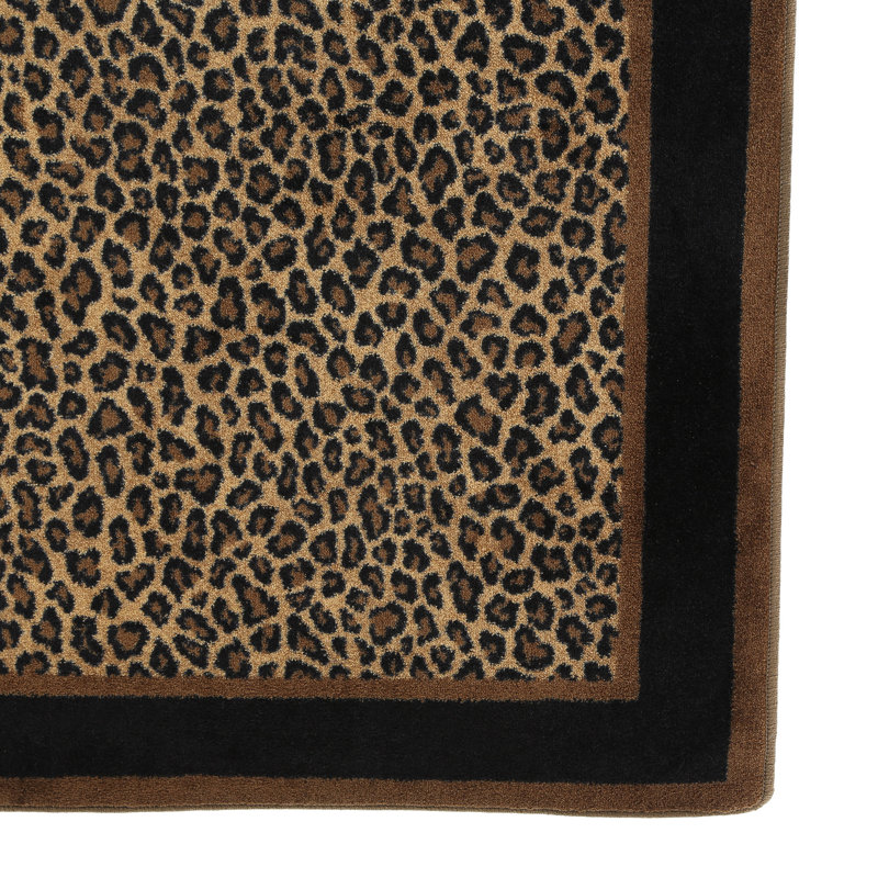 Milliken Legacy Innovations Zimbala Leopard Animal Print Area Rug | Wayfair