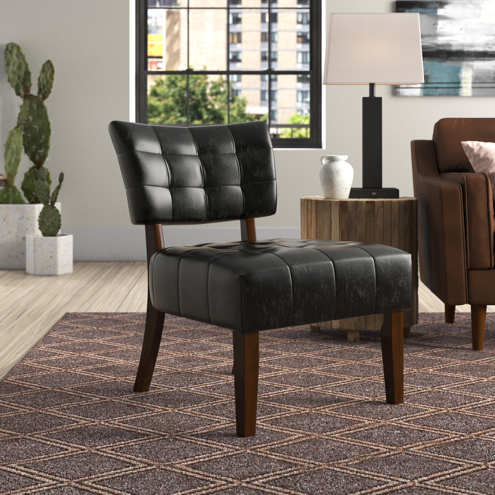 Lark Manor Alixa 27" Wide Tufted Side Chair & Reviews - Wayfair Canada