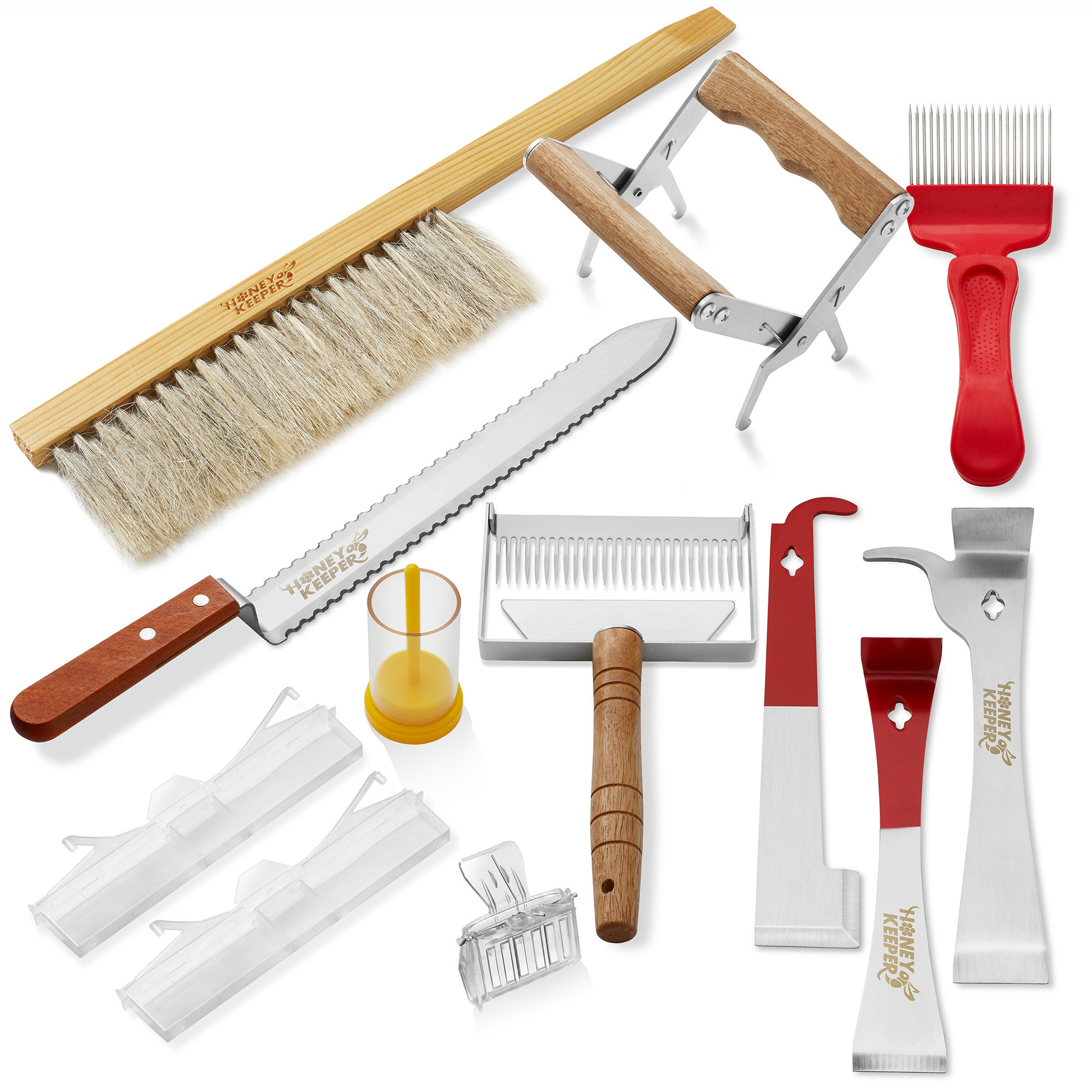Honey Keeper 12-Piece Essential Starter Beekeeping Tool Kit | Wayfair