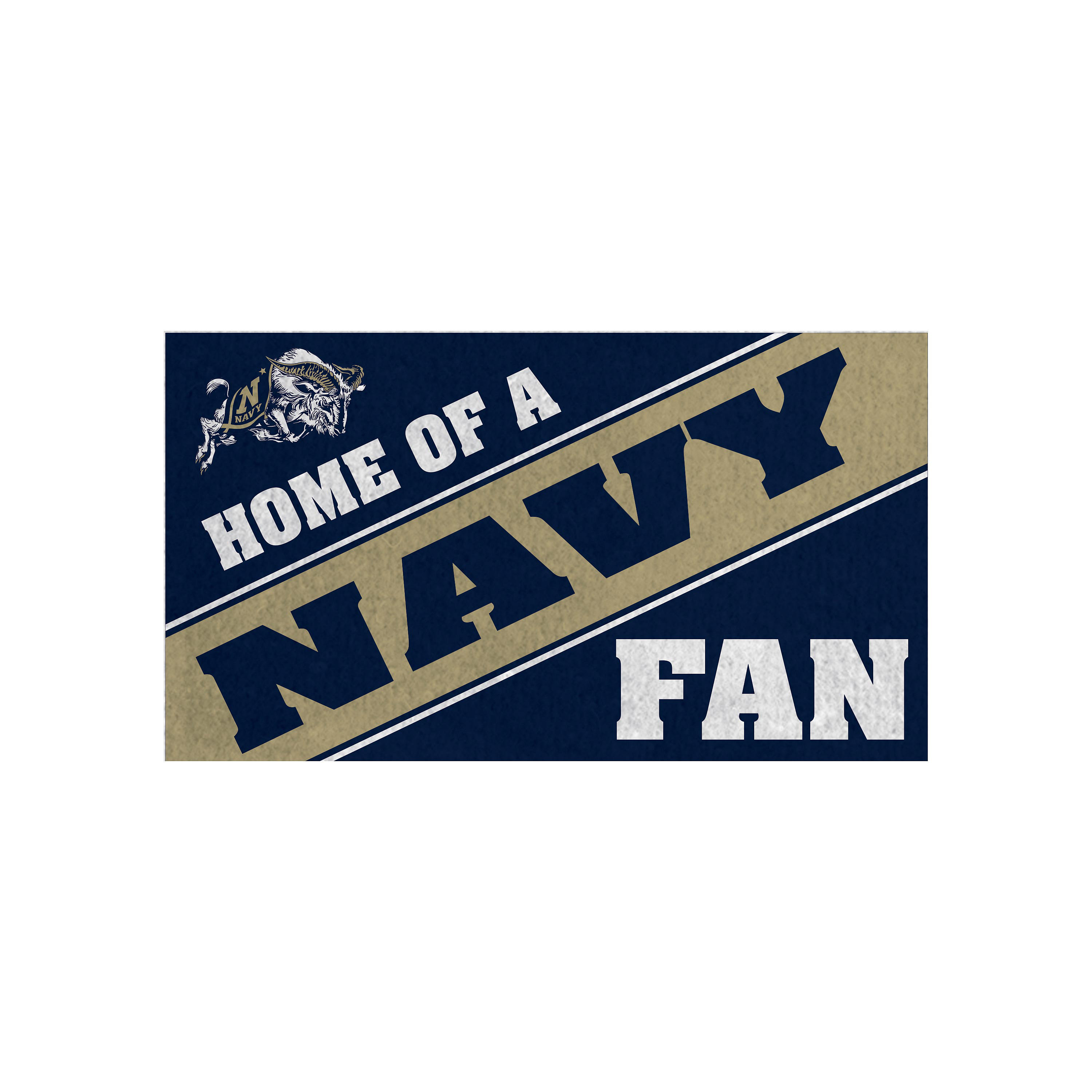 Ebern Designs US Naval Academy, PVC Mat COLOR, Home of a Fan - Wayfair ...