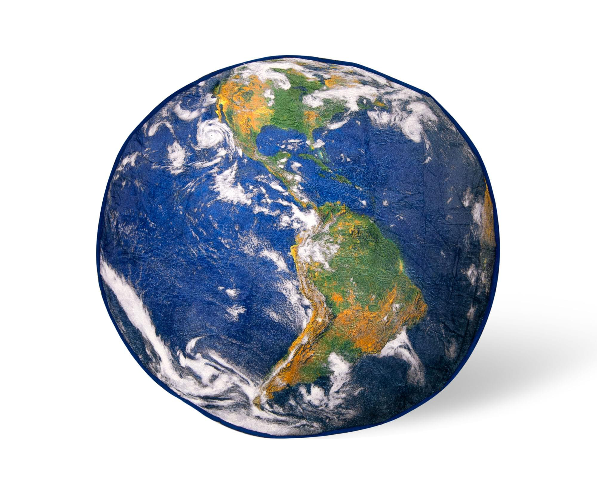 Toynk Planet Earth Round Throw | Wayfair