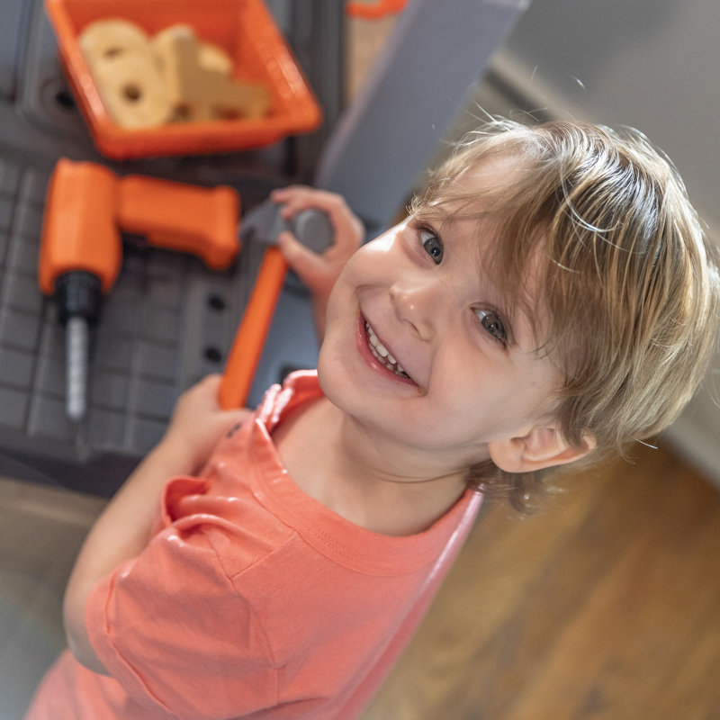 Step2 Handyman Workbench Indoor Plastic Toddler Tool Play Set & Reviews ...