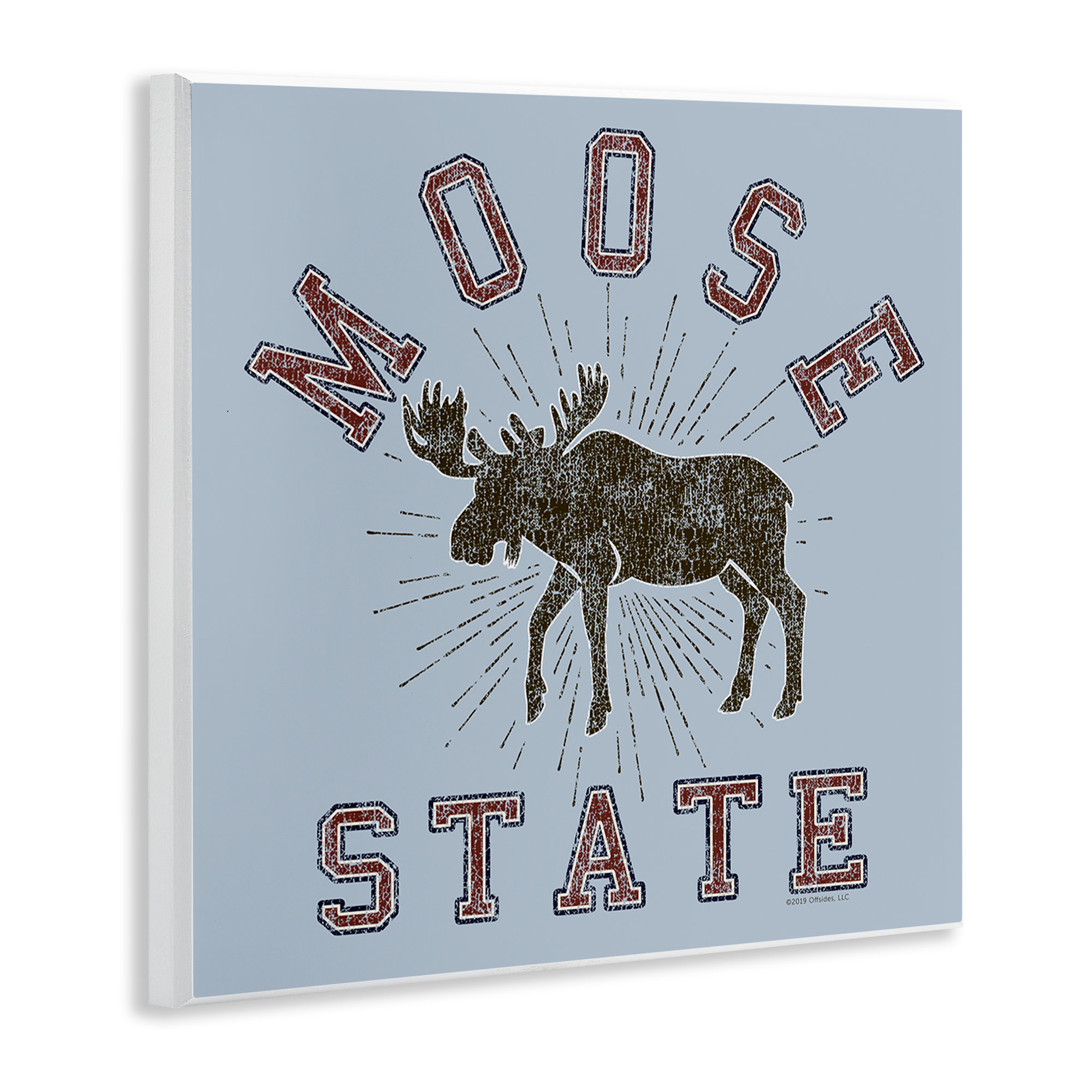 Dakota Fields Vintage Moose State Wall Plaque Art by Spirit Animals ...