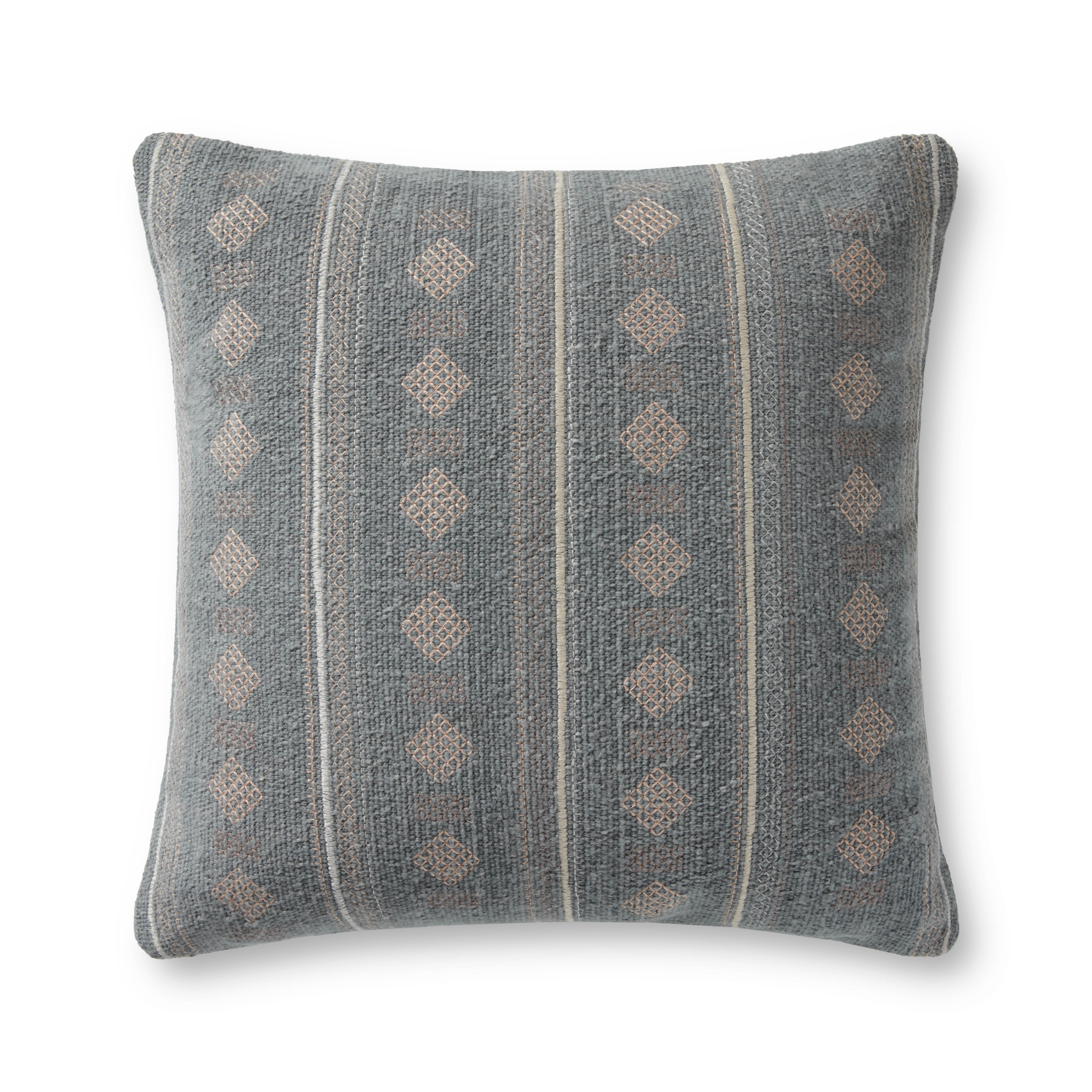 Amber Lewis x Loloi Palomar Square Pillow Cover and Insert & Reviews ...