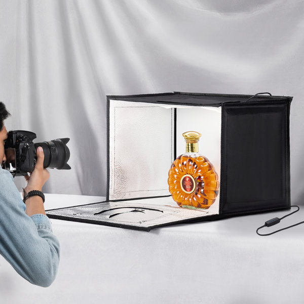 Rebrilliant Photo Studio Light Box 12" 3000-5600K Adjustable 3 Color ...