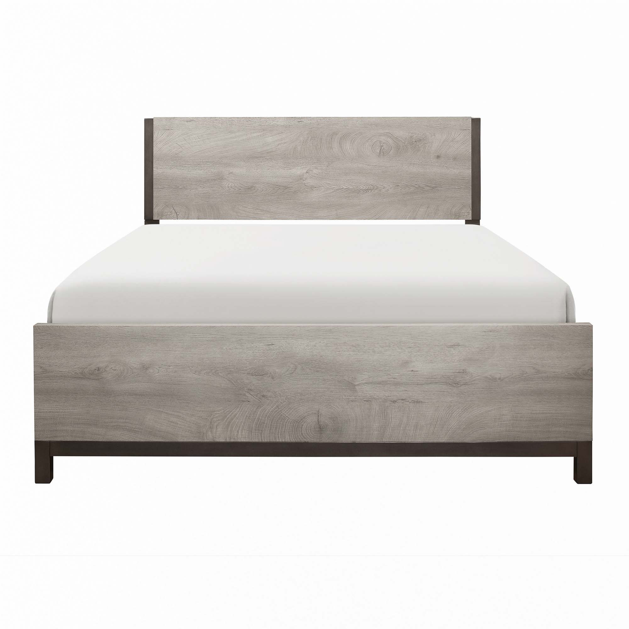 Gracie Oaks 1Pc Full Size Bed Premium Melamine Wooden Modern Bedroom ...