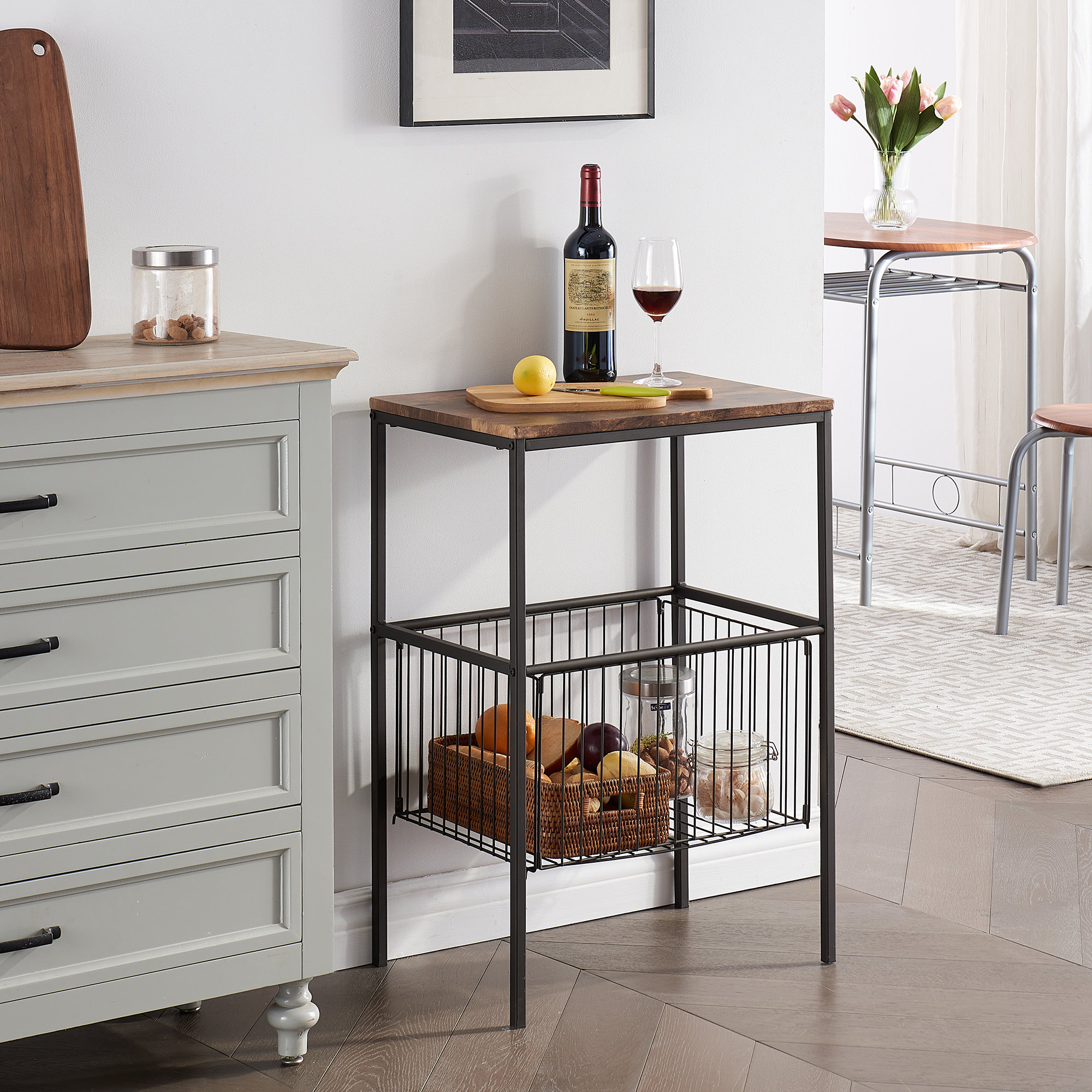 17 Stories Tiki 31'' Tall End Table & Reviews | Wayfair