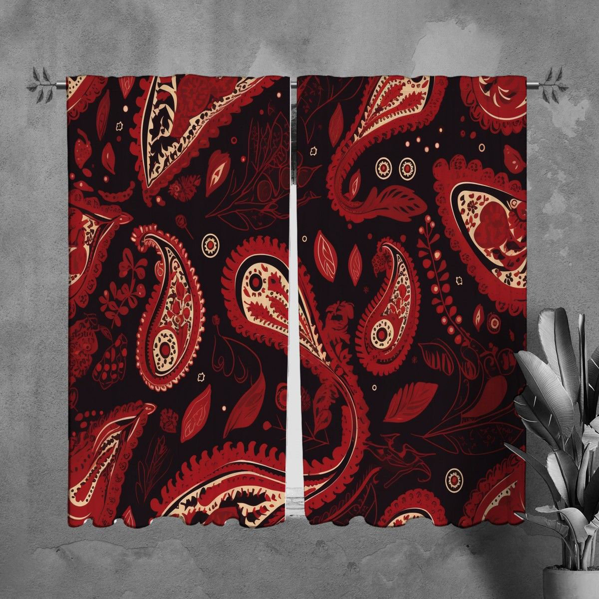 East Urban Home Ledjon Polyester Curtain | Wayfair