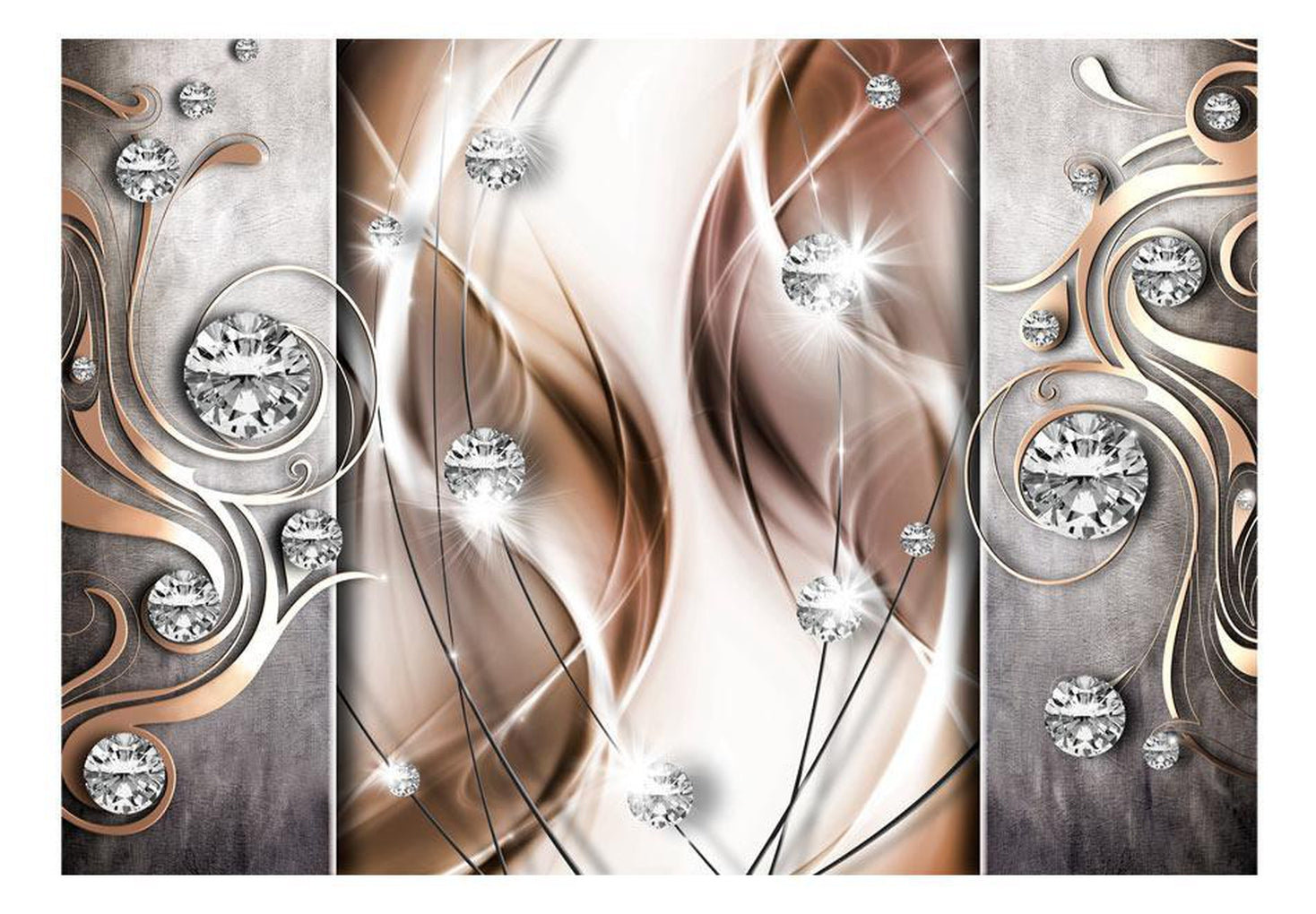 Rosdorf Park Diamonds Wall Mural | Wayfair