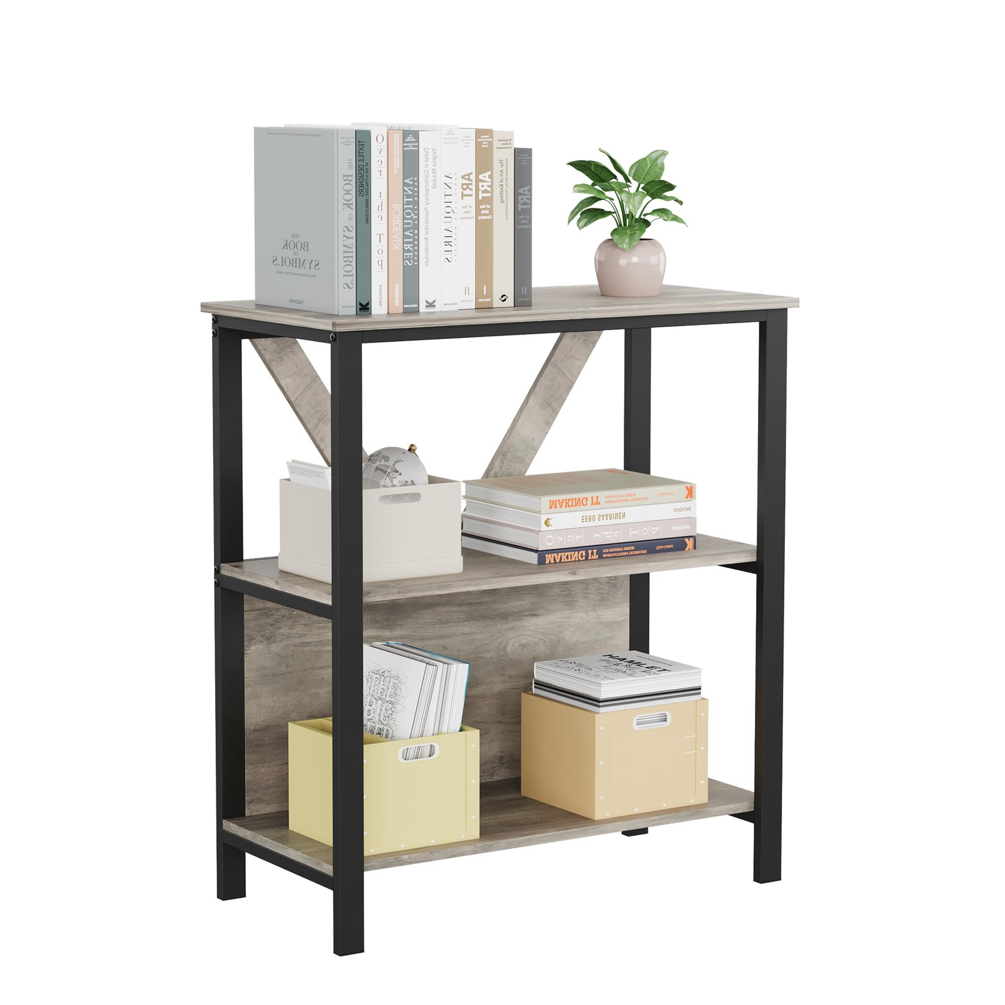 17 Stories 5 Tier Bookshelf With LED Lights | Wayfair