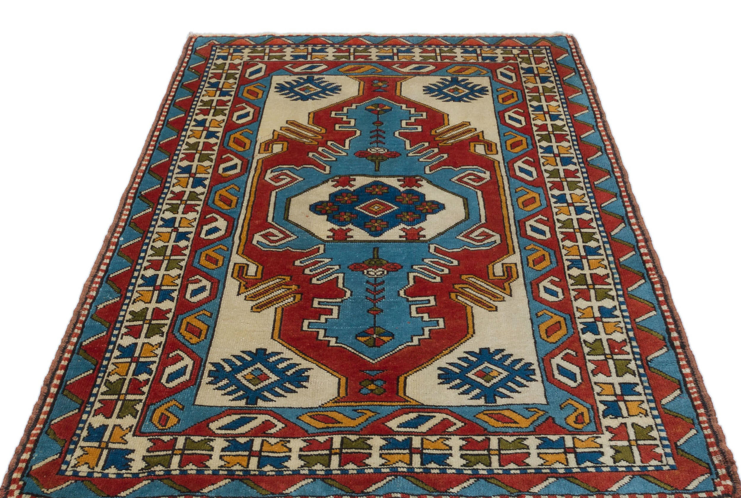 Rug N Carpet Kavala Red Tribal Wool Handmade Area Rug | Wayfair