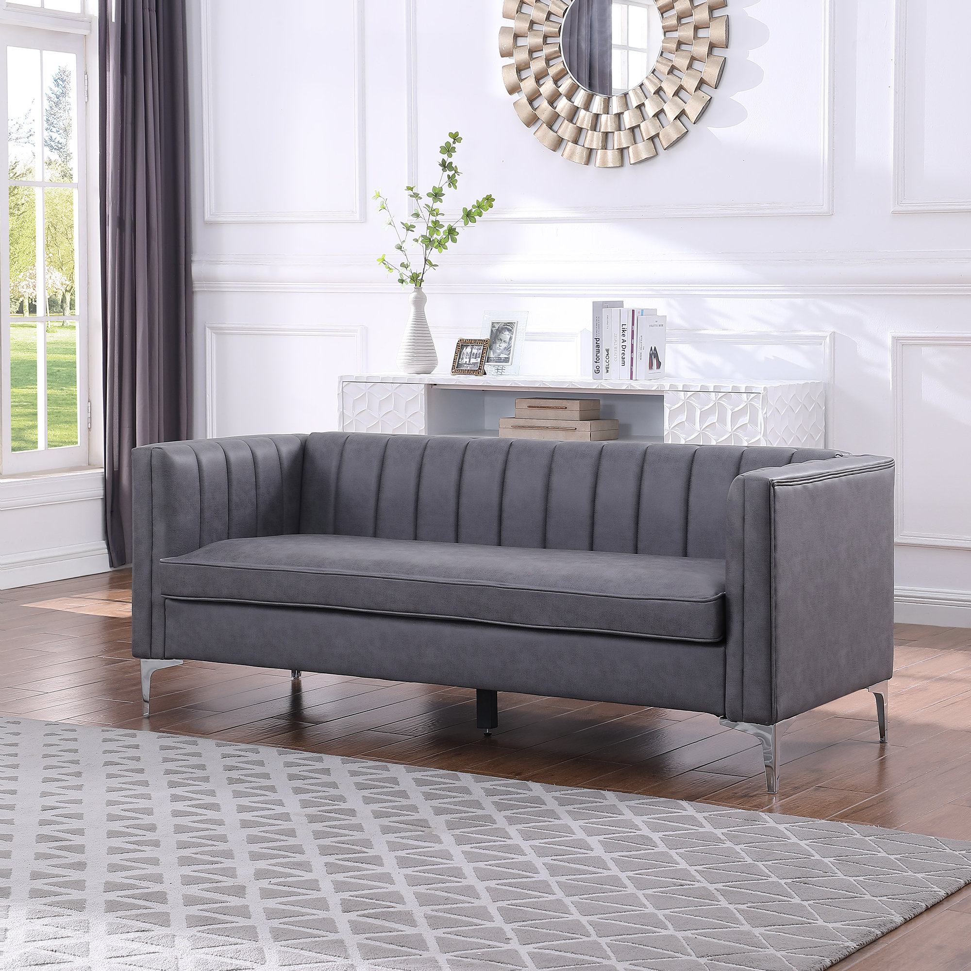 Ebern Designs Muneera 71'' Upholstered Sofa - Wayfair Canada