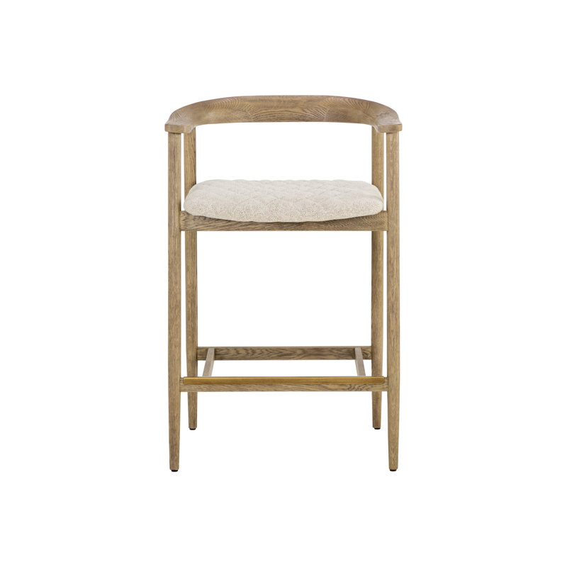 Corrigan Studio® JEREMY COUNTER STOOL - WEATHERED OAK - DOVE CREAM ...