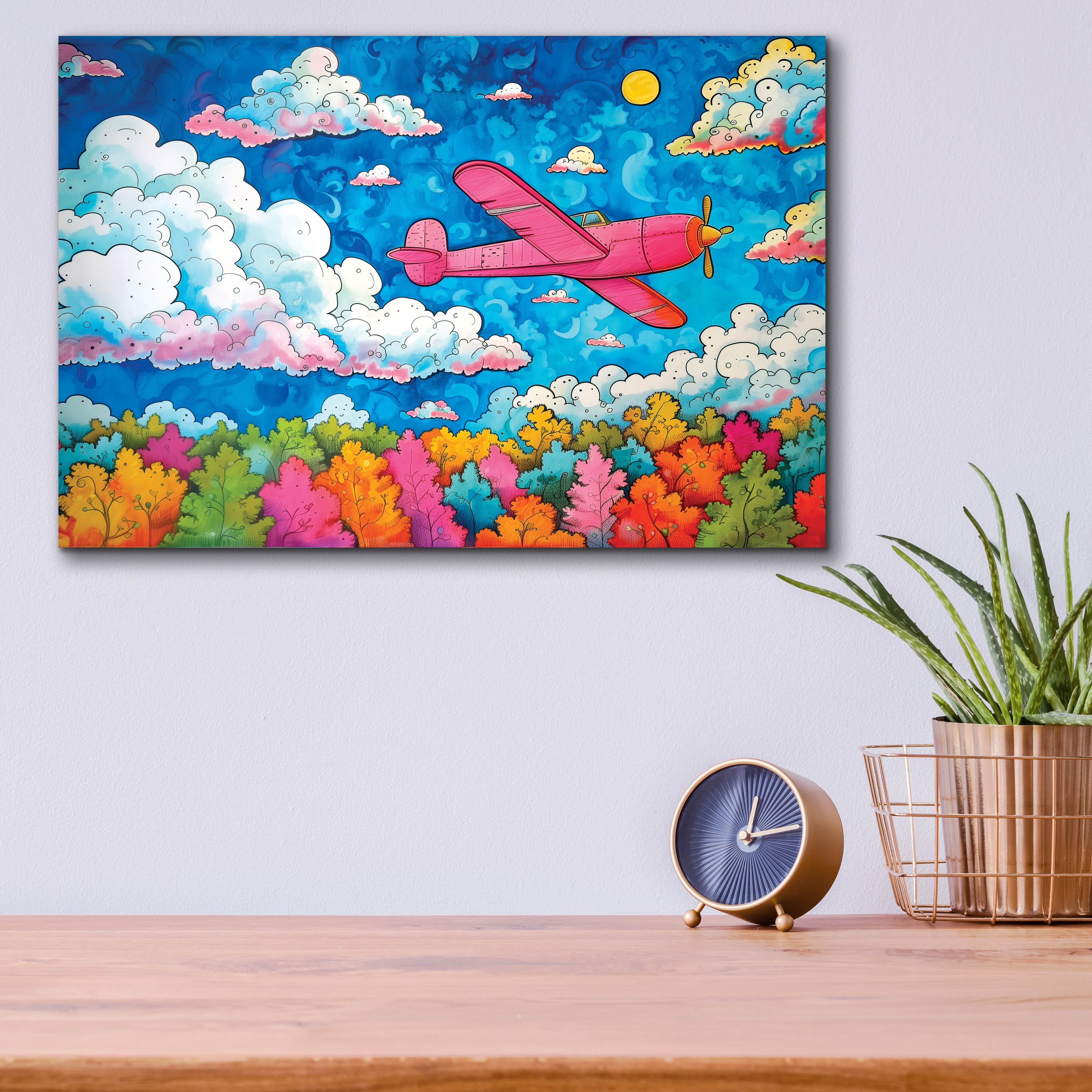 Winston Porter 'Cloud Flying' by Doron David Acrylic Glass Wall Art, 16 ...