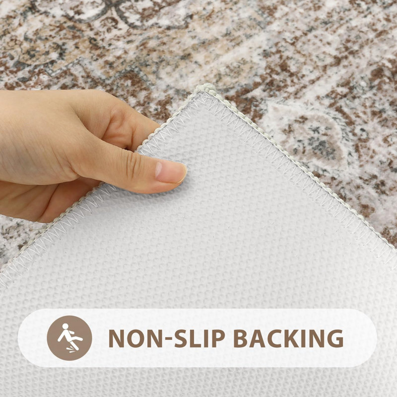 SEGUIRA Large Bathroom Rugs Non Slip Washable | Wayfair