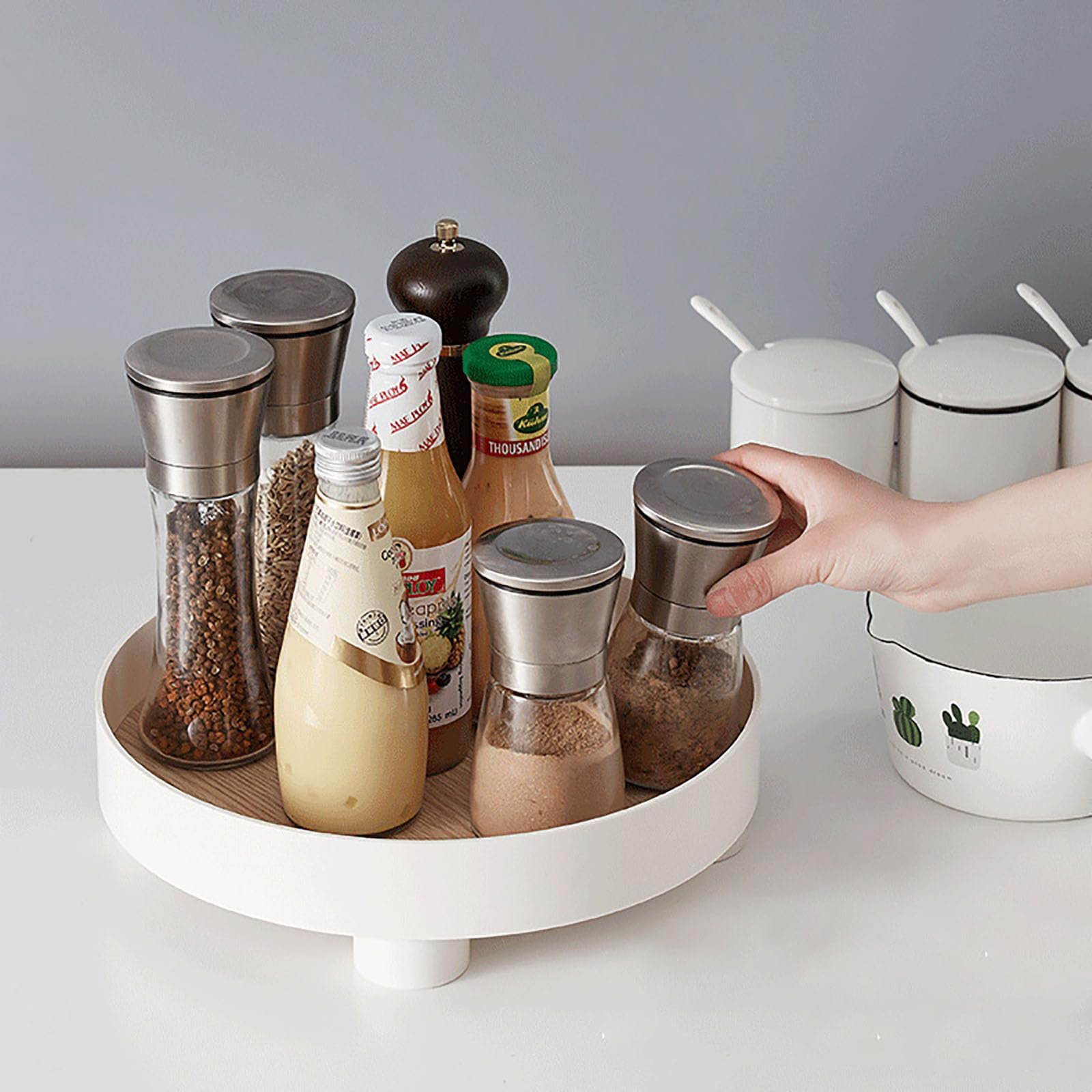 Latitude Run® Decorative Tray Coffee Table Tray Round Trays For Home ...