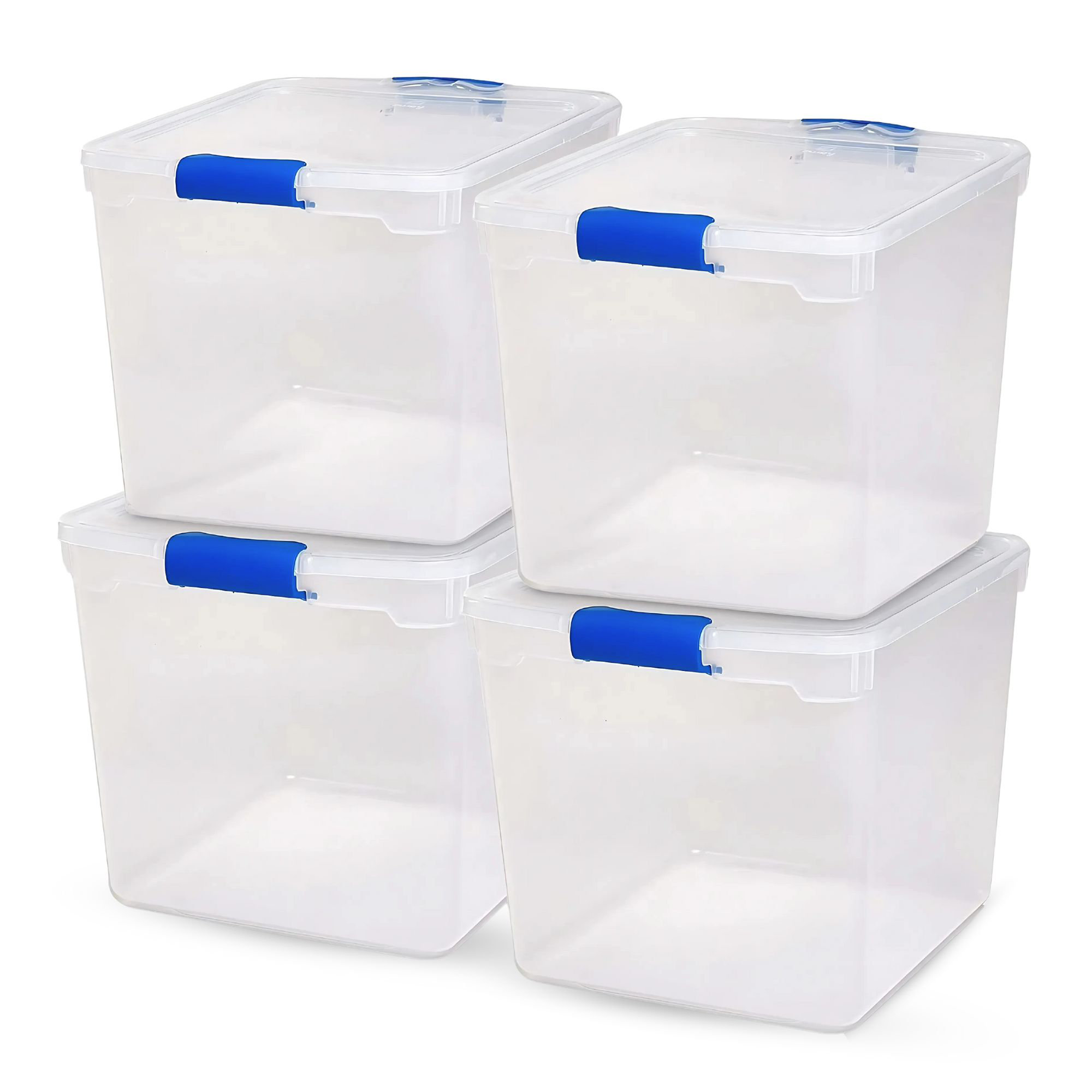 Homz Plastic Storage Tote Set & Reviews | Wayfair