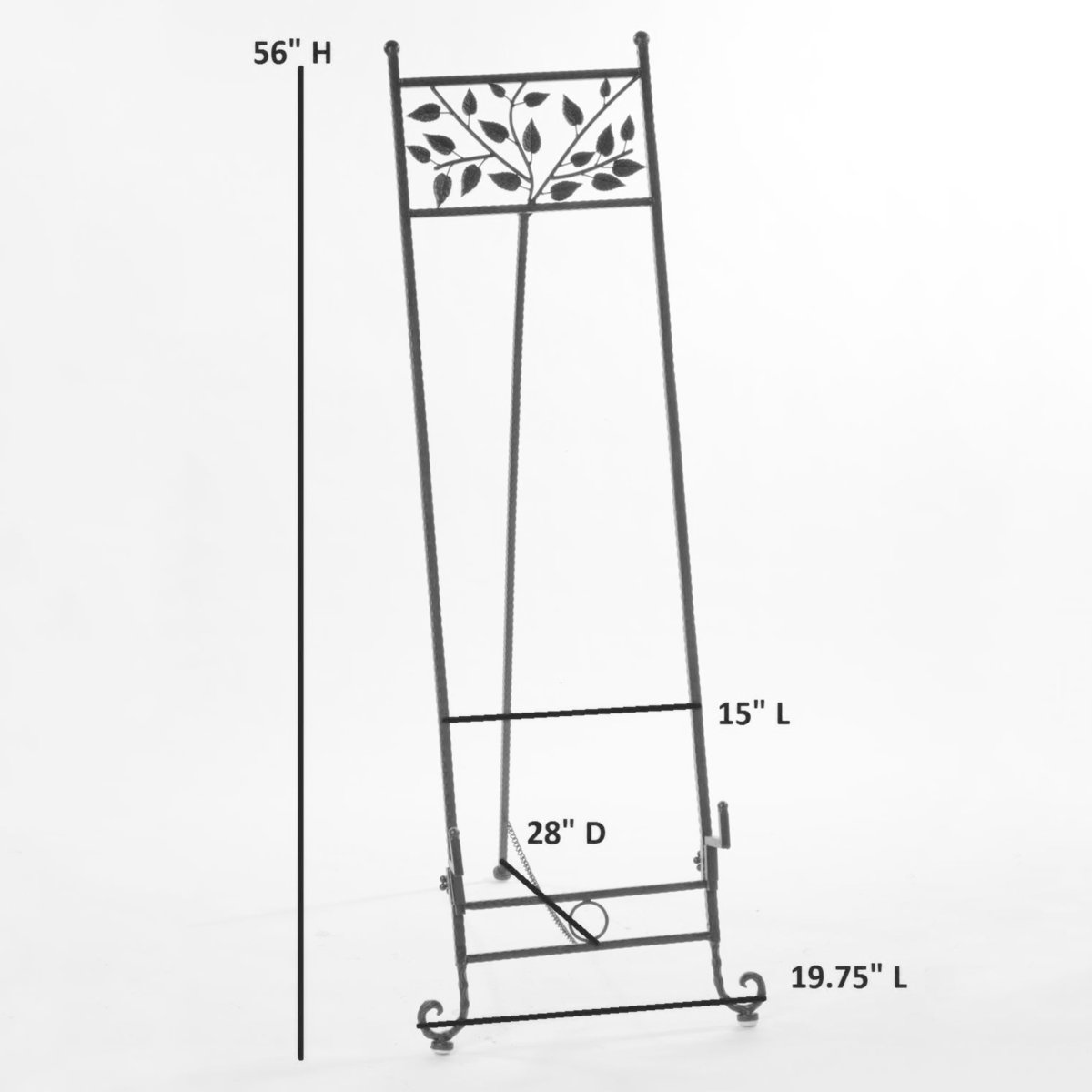 Red Barrel Studio® Herschfield Folding H-Frame Easel & Reviews | Wayfair