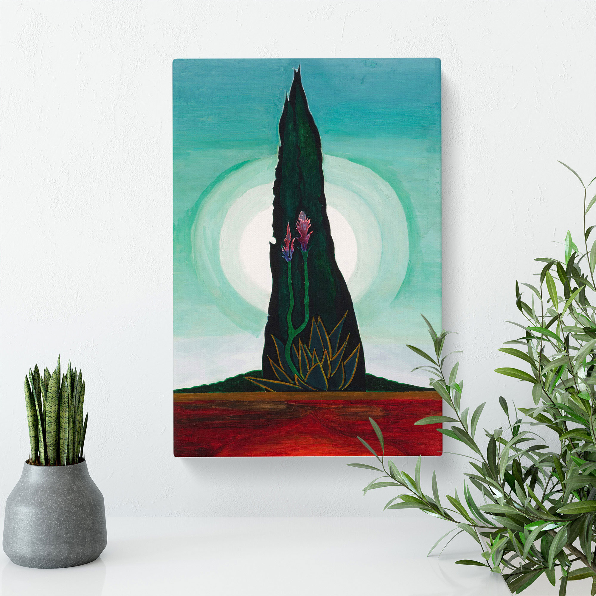 East Urban Home Abstract Plant by Joseph Stella - Wrapped Canvas ...