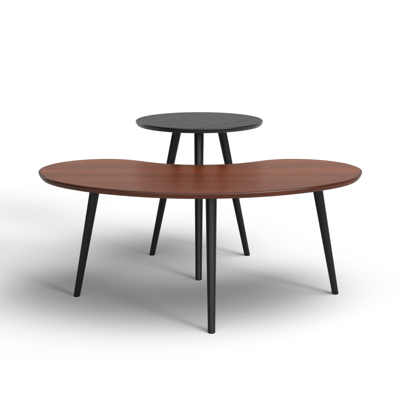 AllModern Daniela 3 Legs 2 Piece Nesting Tables | Wayfair