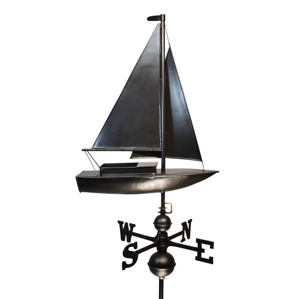 Breakwater Bay Kibby Sailboat Weathervane | Wayfair