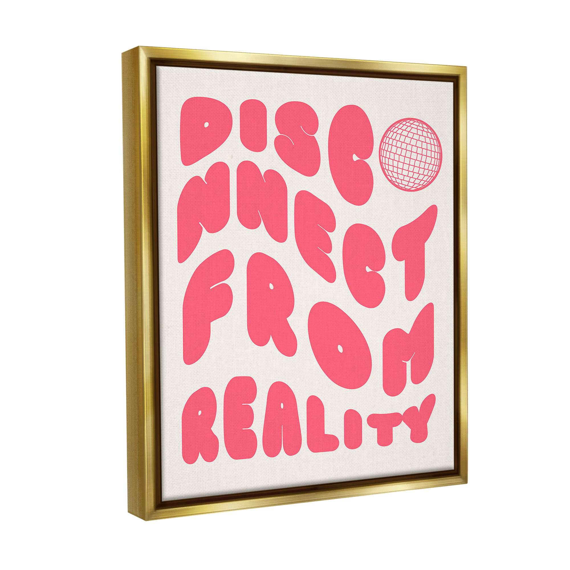 Latitude Run® " Disconnect From Reality " by Lil' Rue on Canvas | Wayfair