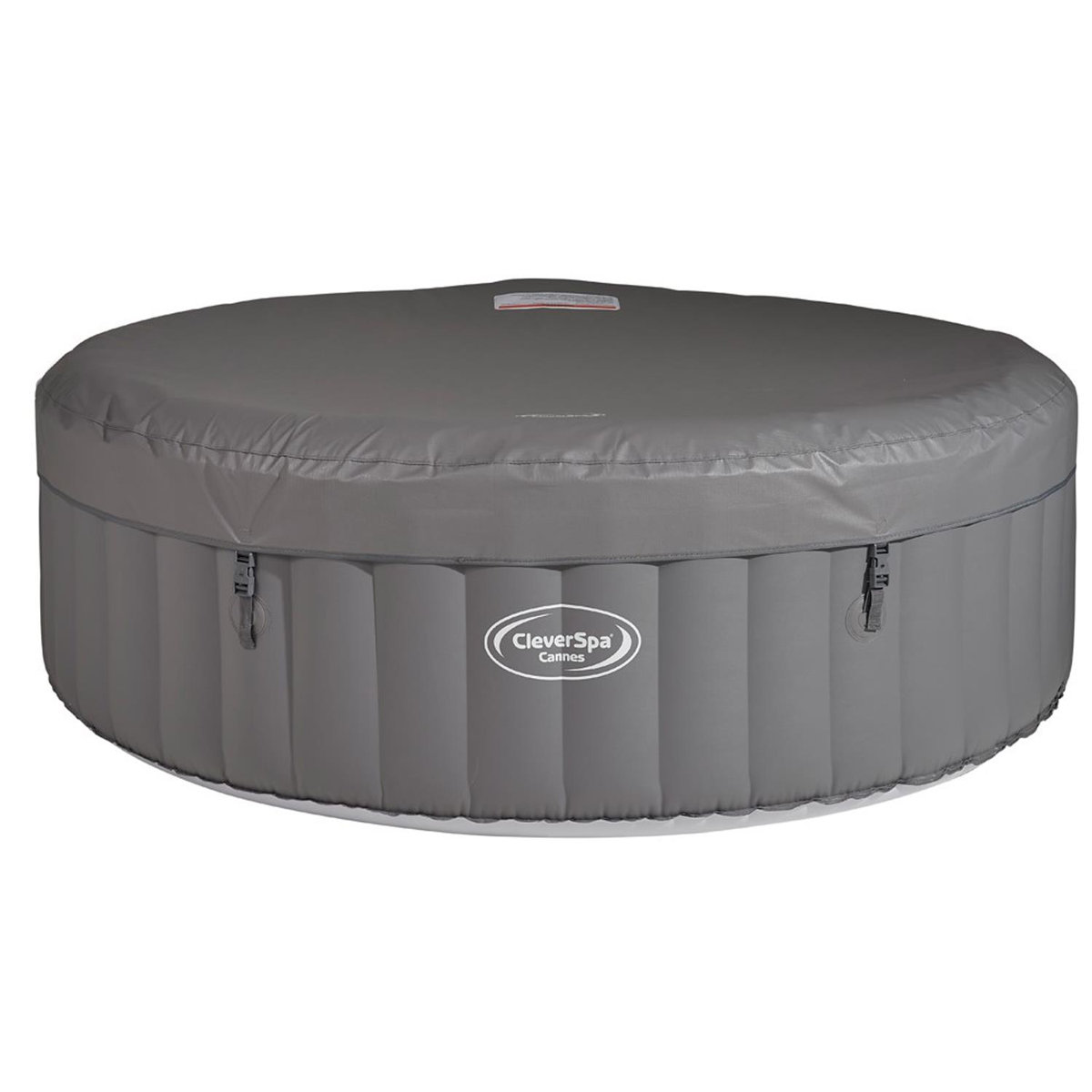 CleverSpa Cannes 2.08m 6 Person Round Inflatable Outdoor Home Hot Tub ...