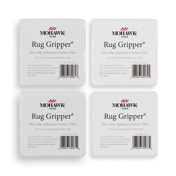 Mohawk Home Grippers 0.1'' Thick Corner Grips Rug Tape/Adhesive ...
